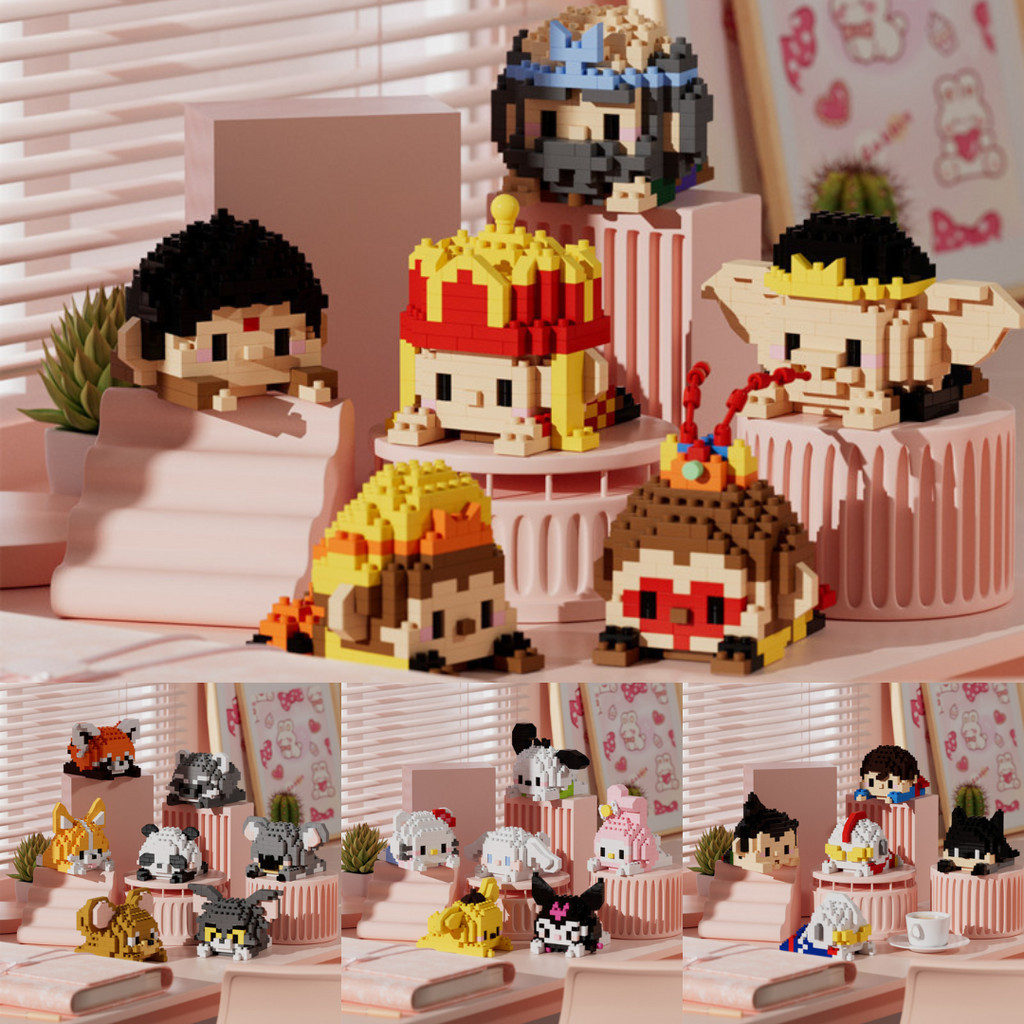 CNY Chinese Lying Down Style God of Wealth Building Block Gift ...