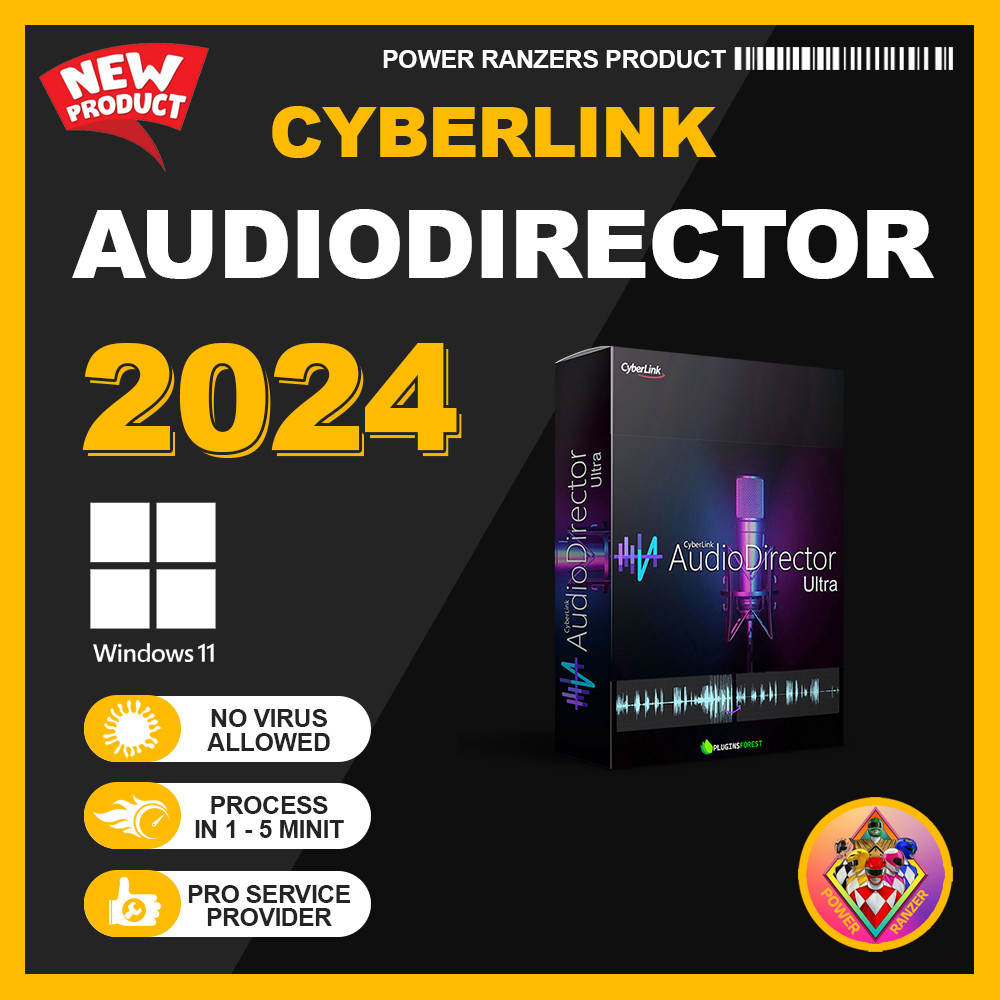 CyberLink AudioDirector Ultra 💻 EASY INSTALL SOFTWARE 💻 LIFETIME PREMIUM 💻 FAST DELIVERY ...