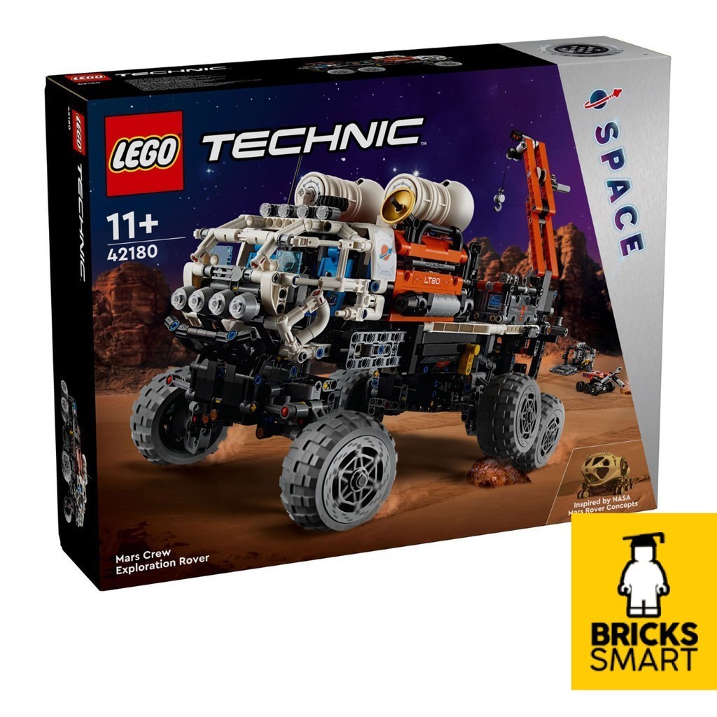 LEGO 42180 Technic Mars Crew Exploration Rover Building Toy Set (1599 ...