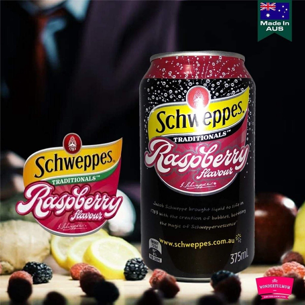 Schweppes Traditional Raspberry Flavour 4 x 375ml | Shopee Malaysia