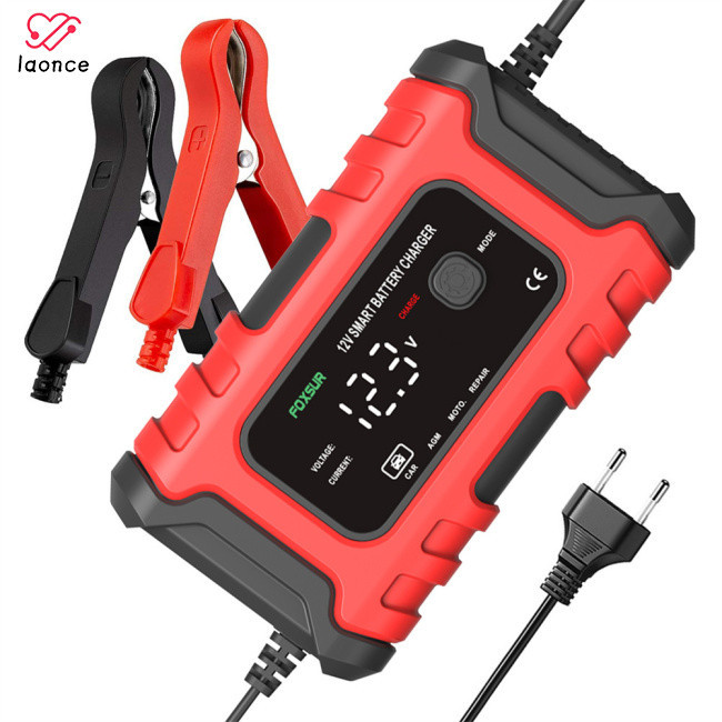 Authentic!! 12v 6a Automatic Battery Charger Led Digital Display Car ...