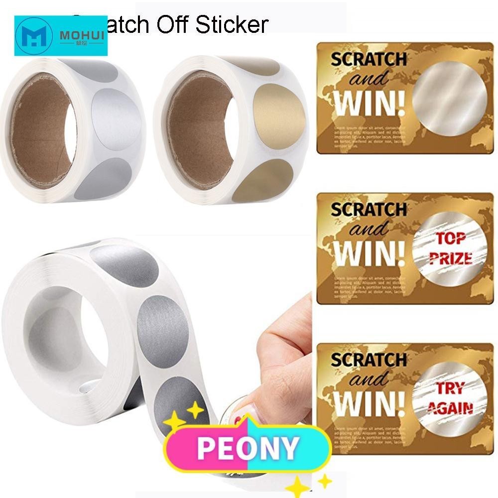 MW 350/700 Pcs Funny Scratch Off Sticker Cards Stationery Adhesive ...