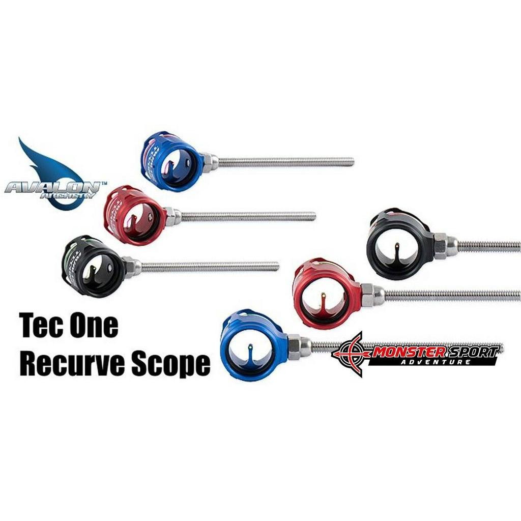 Avalon Archery Tec One 8/32 Recurve Scope With Fiber Optic Archery ...