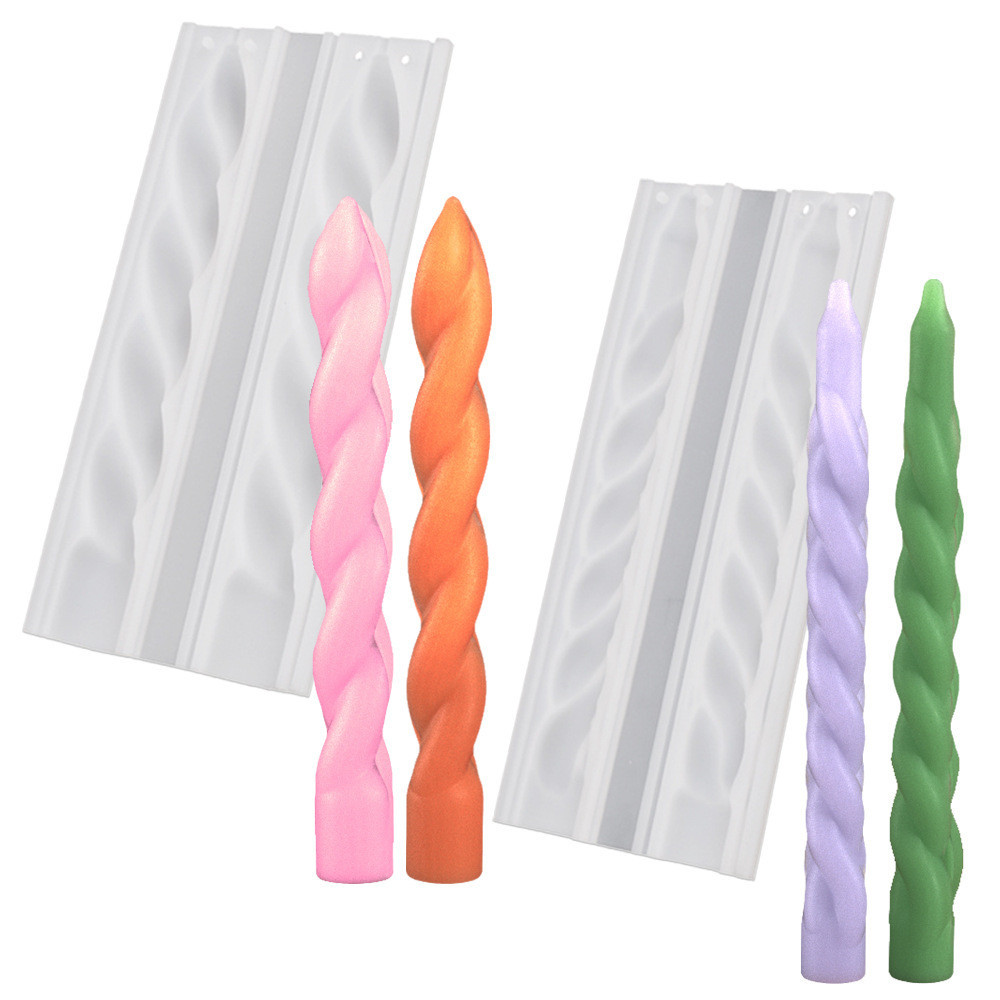 【Candle Making 】DIY Open and Close Long Mould Candle Making Mold Spiral ...