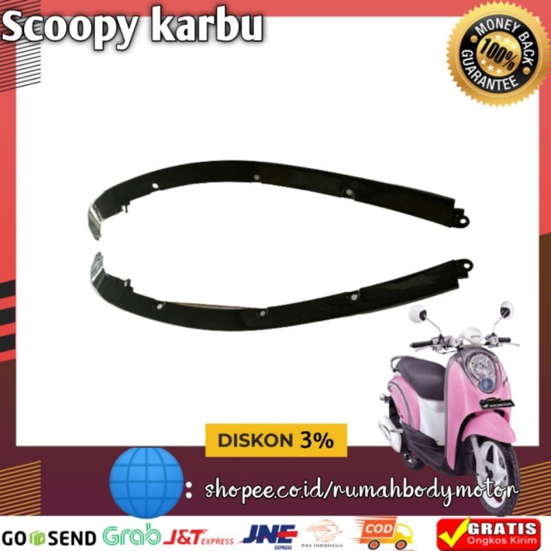 Honda Scoopy scopy cover body molding molding Lis list Scoopy fins ...