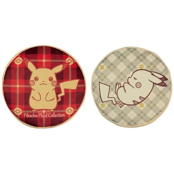 BANPRESTO POKEMON REVERSIBLE CUSHION PIKACHU PLAID COLLECTION ...
