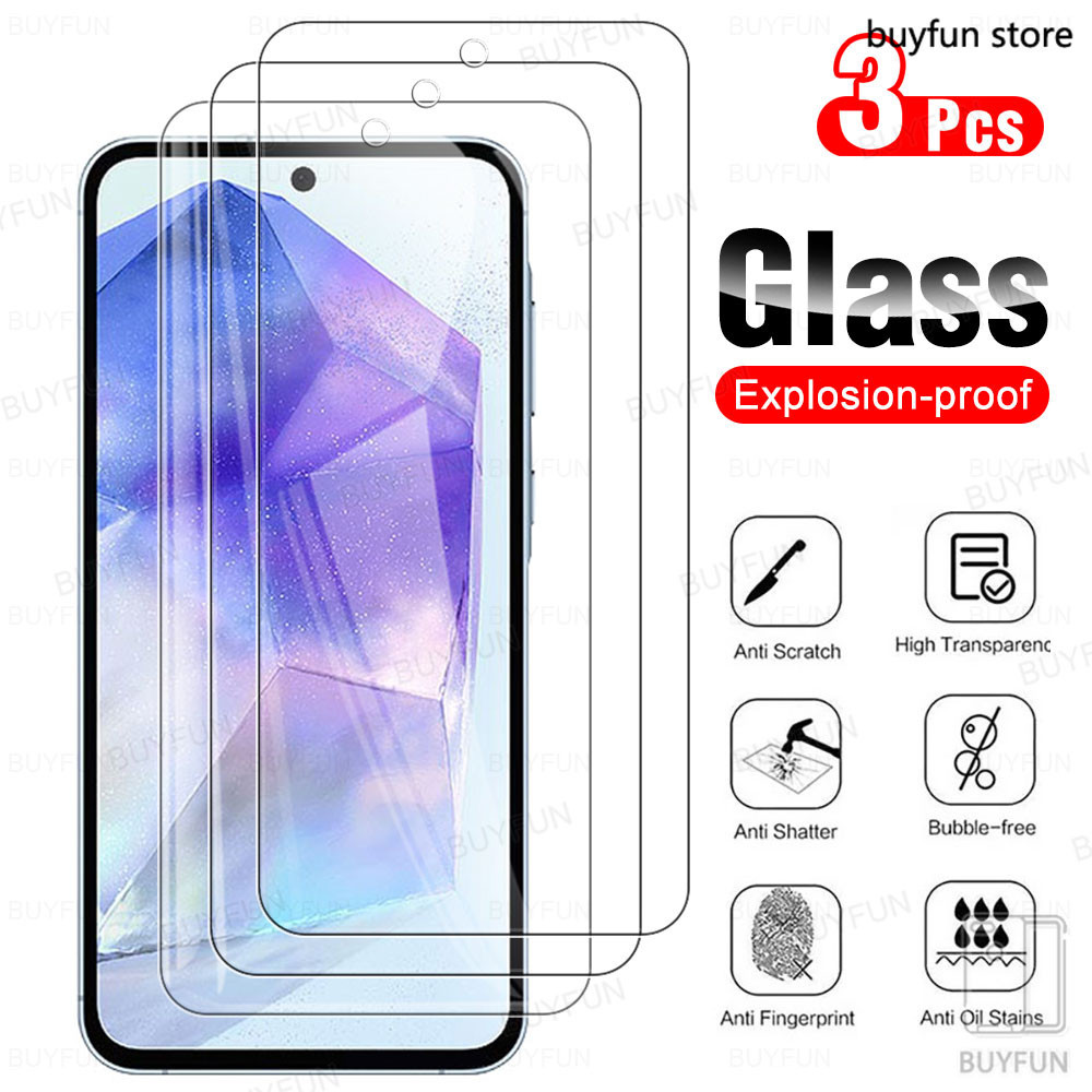 3AK 3Pieces For Samsung Galaxy A55 A25 A35 A15 A16 A06 A26 A36 A56 5G ...