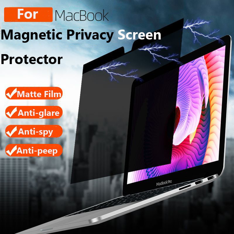 For Macbook Air 15 13 M1 M2 Pro 14 16" 12 2023 Magnetic Privacy Screen ...