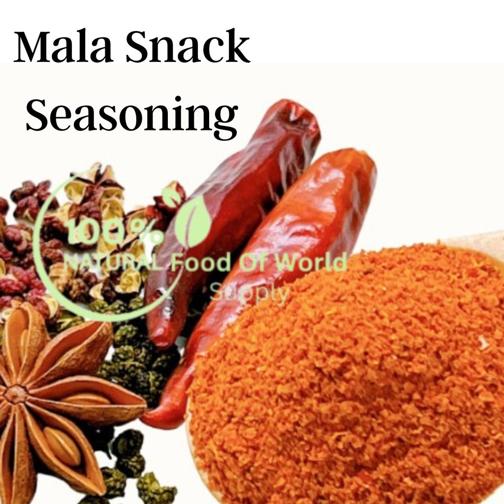 Mala snack seasoning 即食 麻辣香辣粉 50g - 250g Instant Cooked Mala Spicy ...