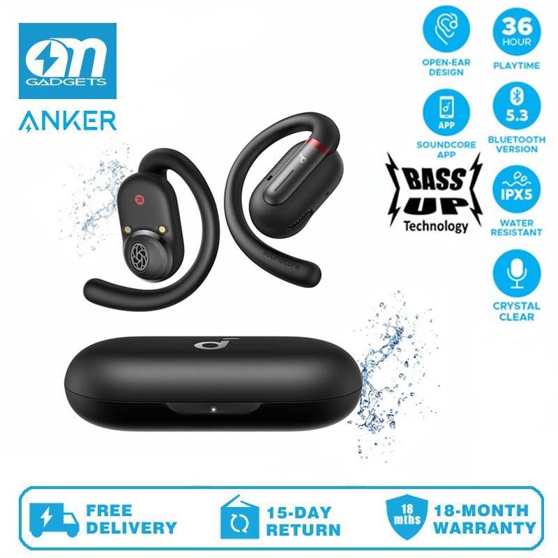 Anker A3873 Soundcore V30i Open-Ear Headphones With Ultra-Comfort ...