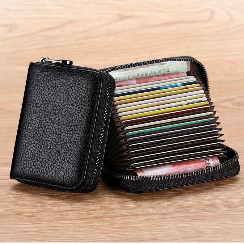 Expanding Card Holder Anti-Degaussing Multiple Card Slots Id Card Clip ...