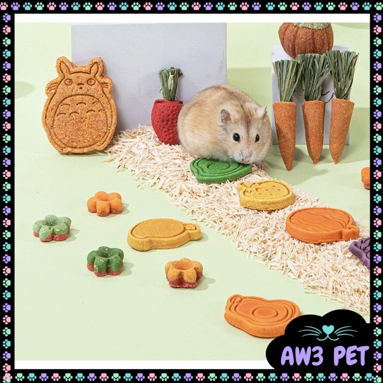 NAtural Teeth Gridning Hamster Snacks Edible Dental chew molar rabbit ...