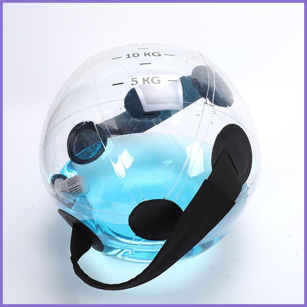Aqua Ball Weighted Balls for Exercise with Handle Home Gym Workout ...