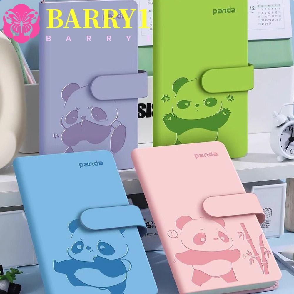 BARRY1 Pocket Notebook, A6 B6 Panda Portable Handbook, Durable 192 ...