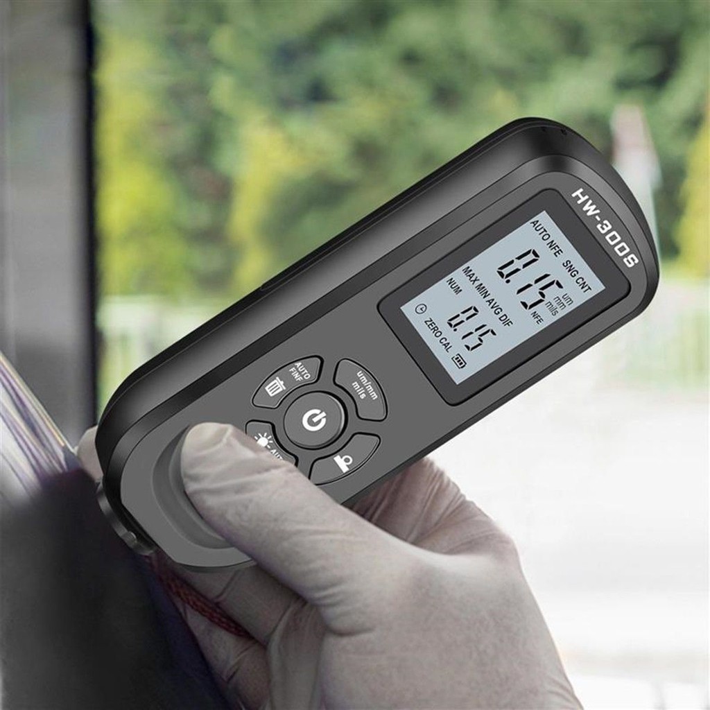 Cat Kereta Terpakai Pemeriksaan Permukaan Salutan Tolok Ketebalan Cat ...