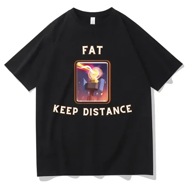 Fat Keep Distance Girl T Shirt Women Oversized Joke Humor Gift for Him ...
