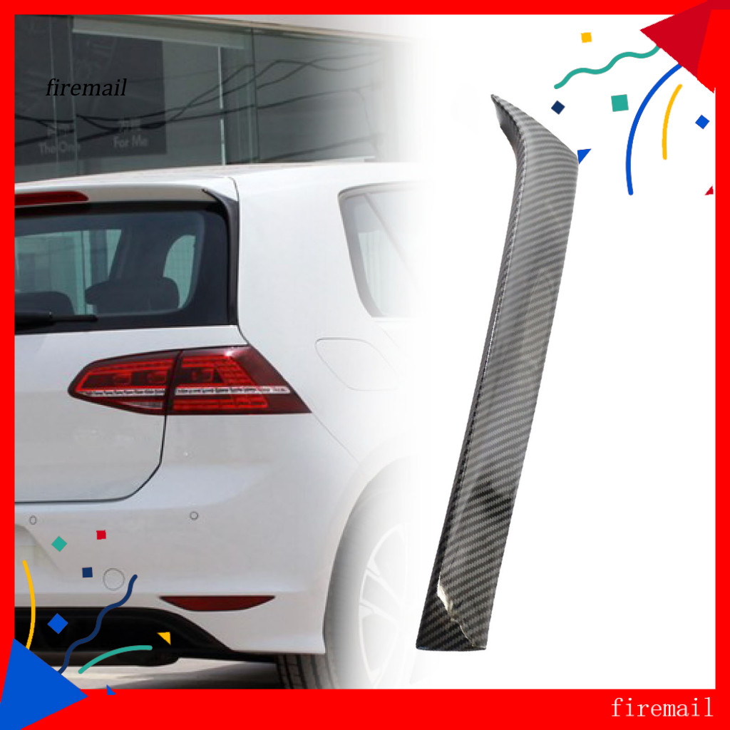 [FM] 1 Pair Carbon Texture Rear Window Side Spoiler Auto Carbon Texture ...