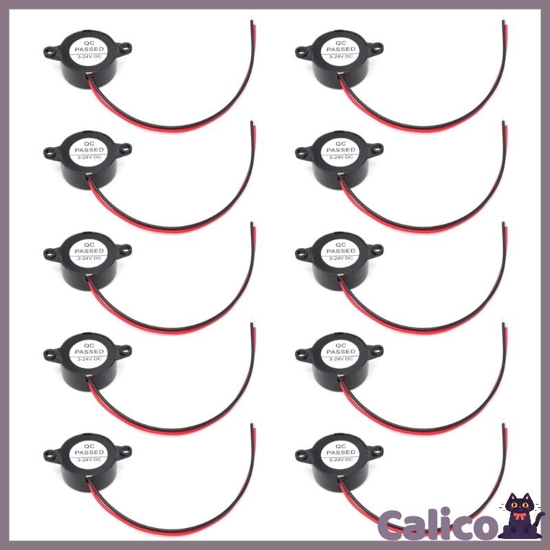 Cali 10-Unit SFM-20B Piezoelectric Buzzer Set 87dB Continuous Sound ...
