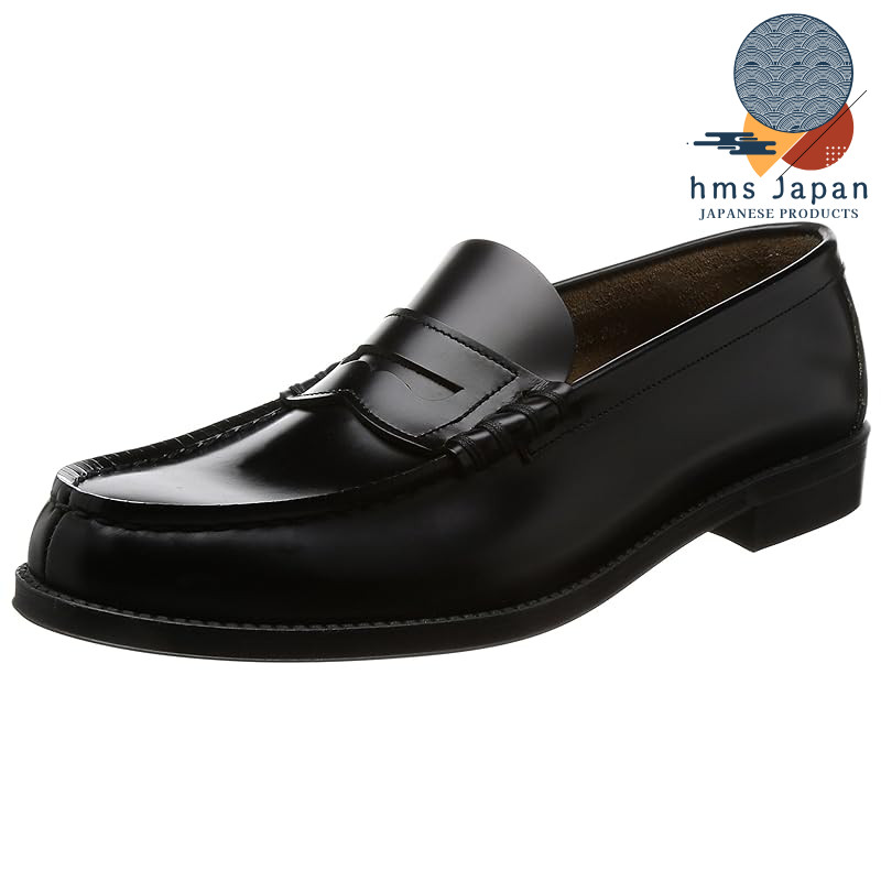 [Haruta] 906 Men's Loafers Genuine Leather Black Large Size (29.0cm, Black) | Shopee Malaysia