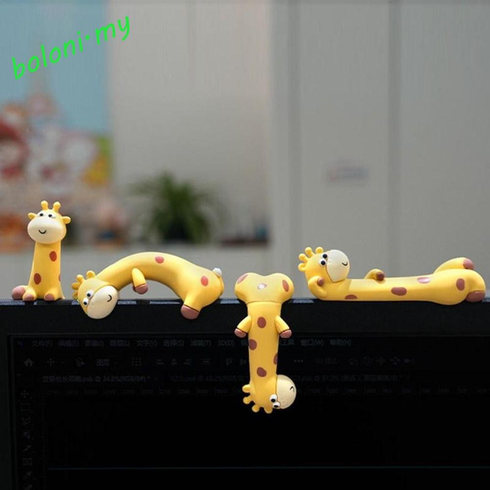 [COD] Computer Monitor Decor, Navigator Screen 3D Desk Toy Giraffe ...