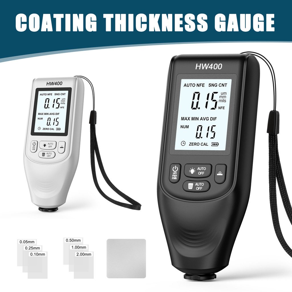 Paint Thickness Gauge Smart Car Paint Testing Meter 0-2000um Measuring ...