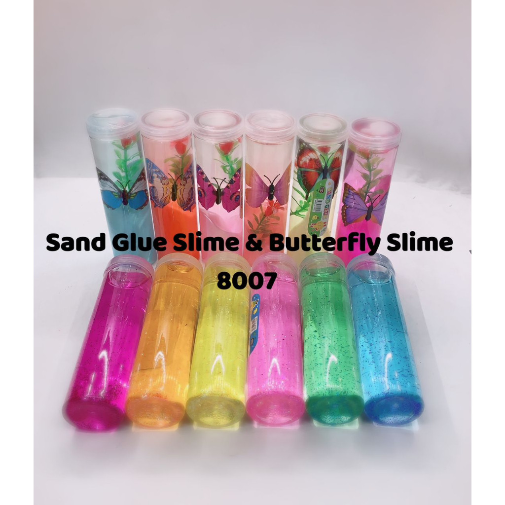 YOUQI Star/Butterfly Colourful Slime Cystal Mud Slime/Push Toys/Craft ...