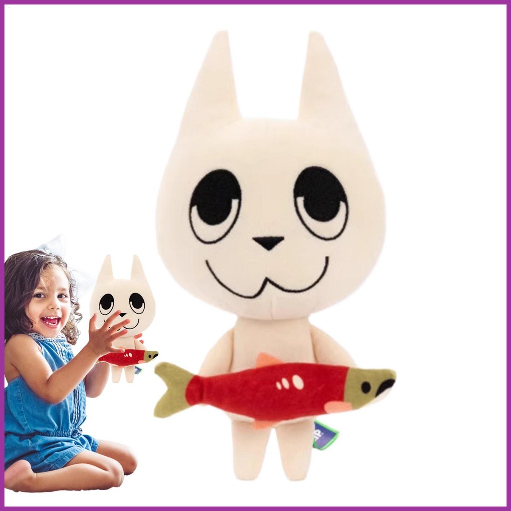 For WEBFISHING Plush Game Cat Holding Fish Peluche Peripheral 7.8Inch ...