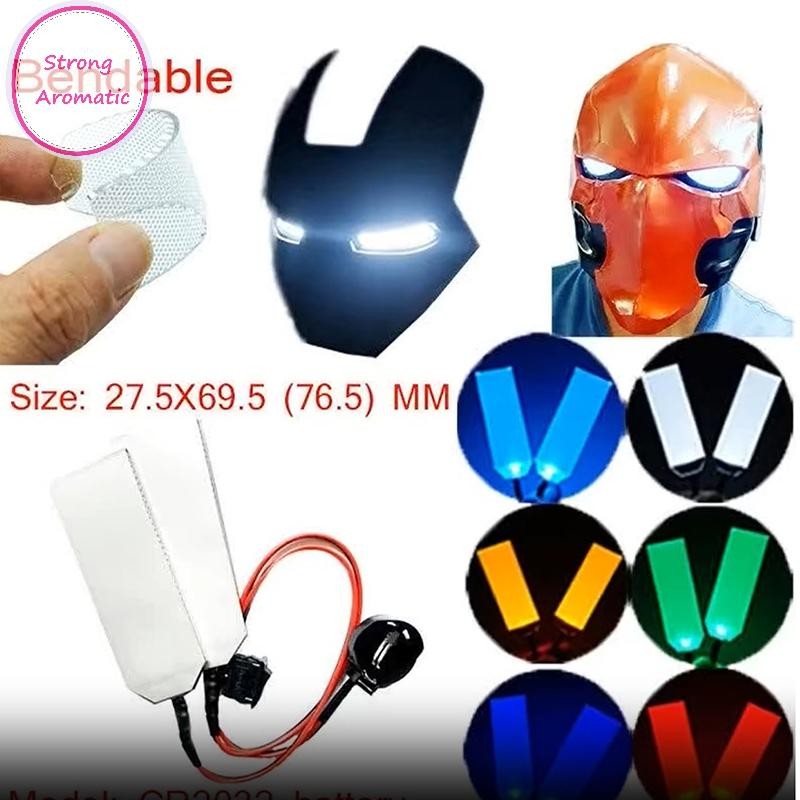 STRO Flexible Bendable DIY LED Light Eyes Kits For Helmet Mask Eye ...