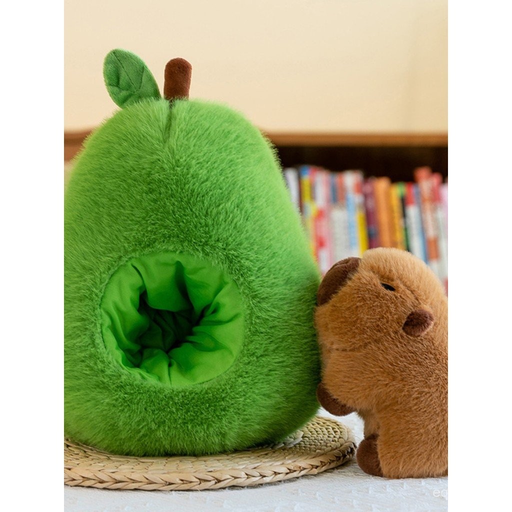 Creative Avocado Capybara Plush Toy Children's Soothing Doll Healing ...