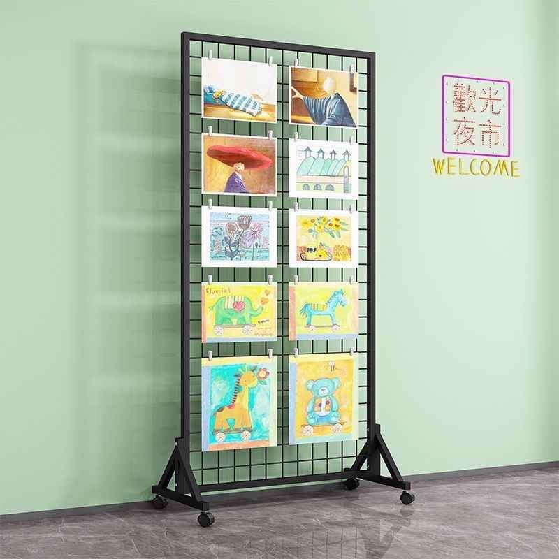 Rak Grid Besi Rak Mesh Besi Wire Mesh Paparan Grid Tadika Rak ...