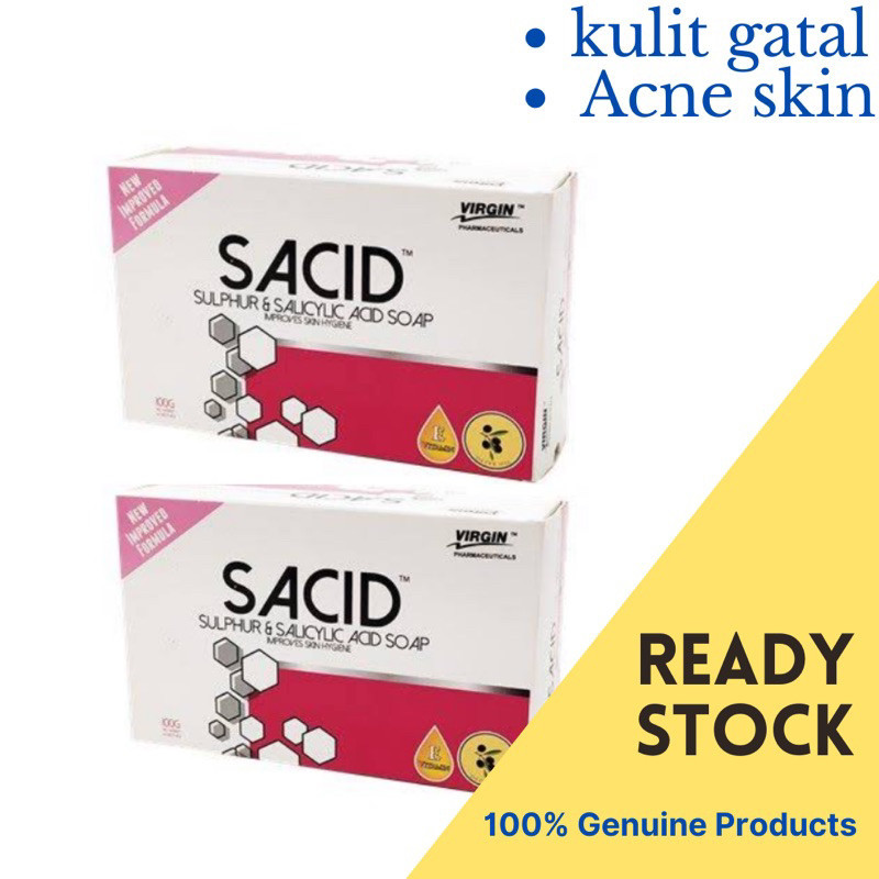 Sacid Sulphur & salicylic Acid Soap 100g | Shopee Malaysia