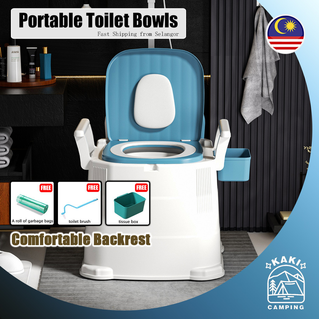 Portable Toilet Bowl Elderly Pregnant Women Adult Seat Toilet Indoor ...