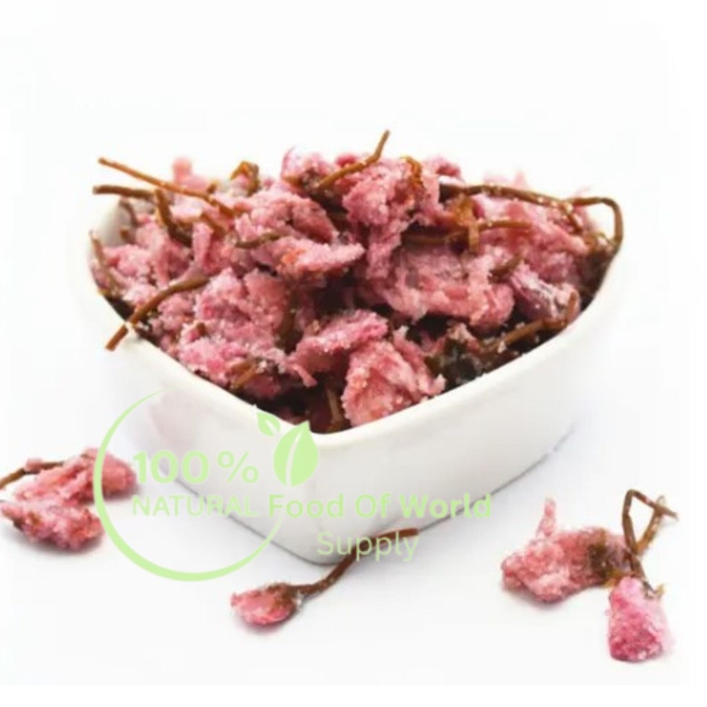 Japan Sakura Cherry Blossom flower 1kg 日本樱花 樱花瓣 盐渍樱花 Salted Dried ...