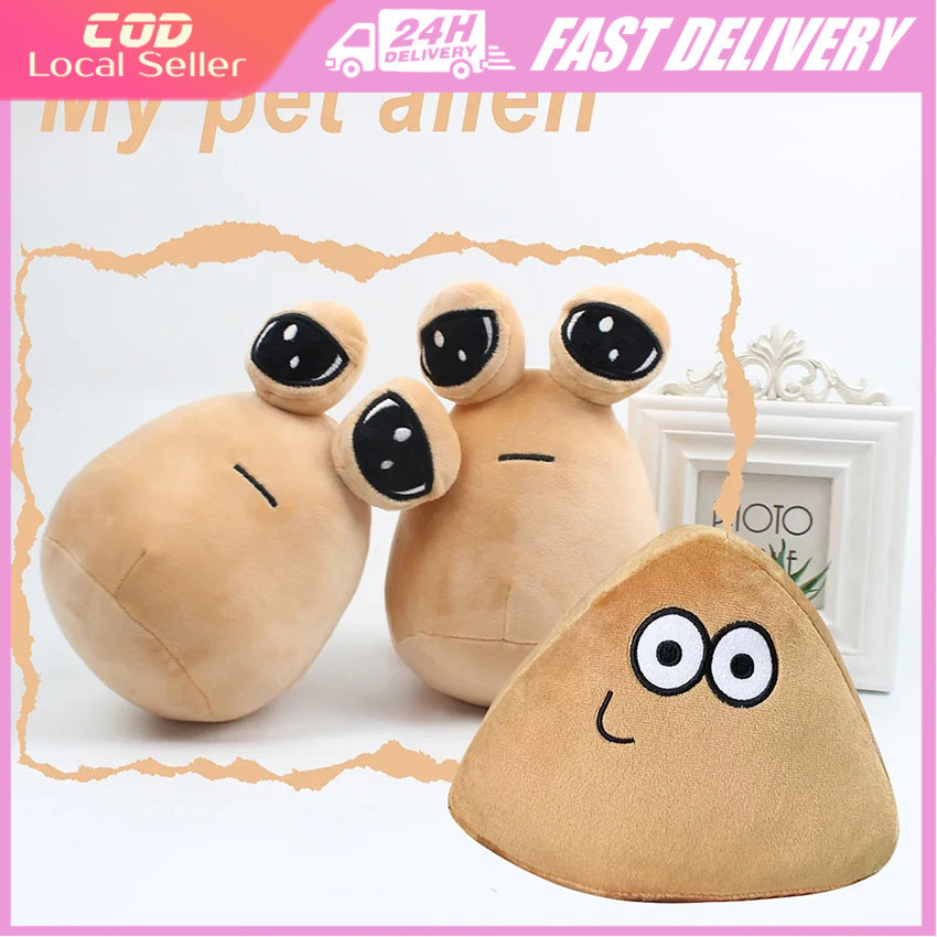 My Pet Alien Pou Plush Toy Hot Game Plushie Stuffed Animal Pou Doll ...