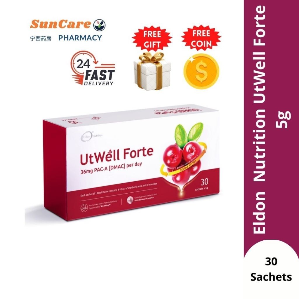 Eldon Nutrition U Cranberry Forte 5gx10's (AUG 2025) / Ut well Forte 5gx30's +Mystery Gift (FEB ...