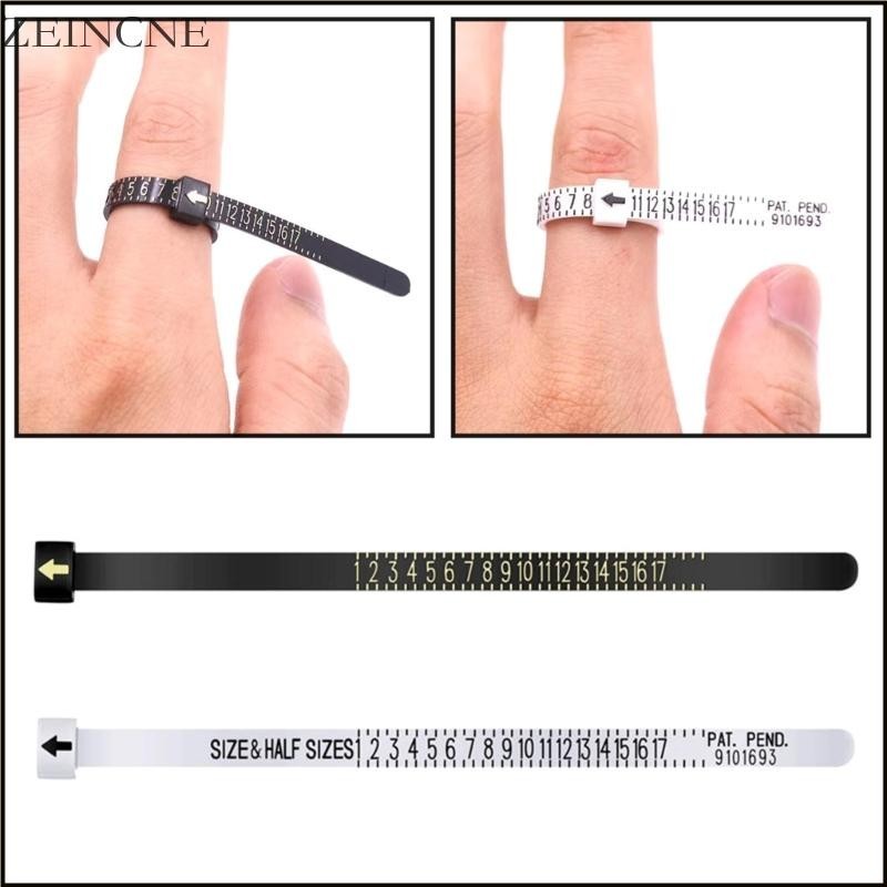 Zein Ring Sizer Measuring Tool Plastic Ring Sizer Measuring Set Finger ...