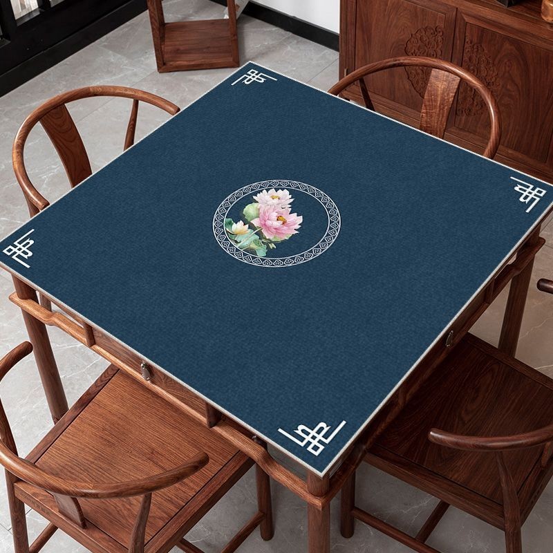 Mahjong Mat Square Chess Card Table Mat Playing Card Nine Mats Silent ...