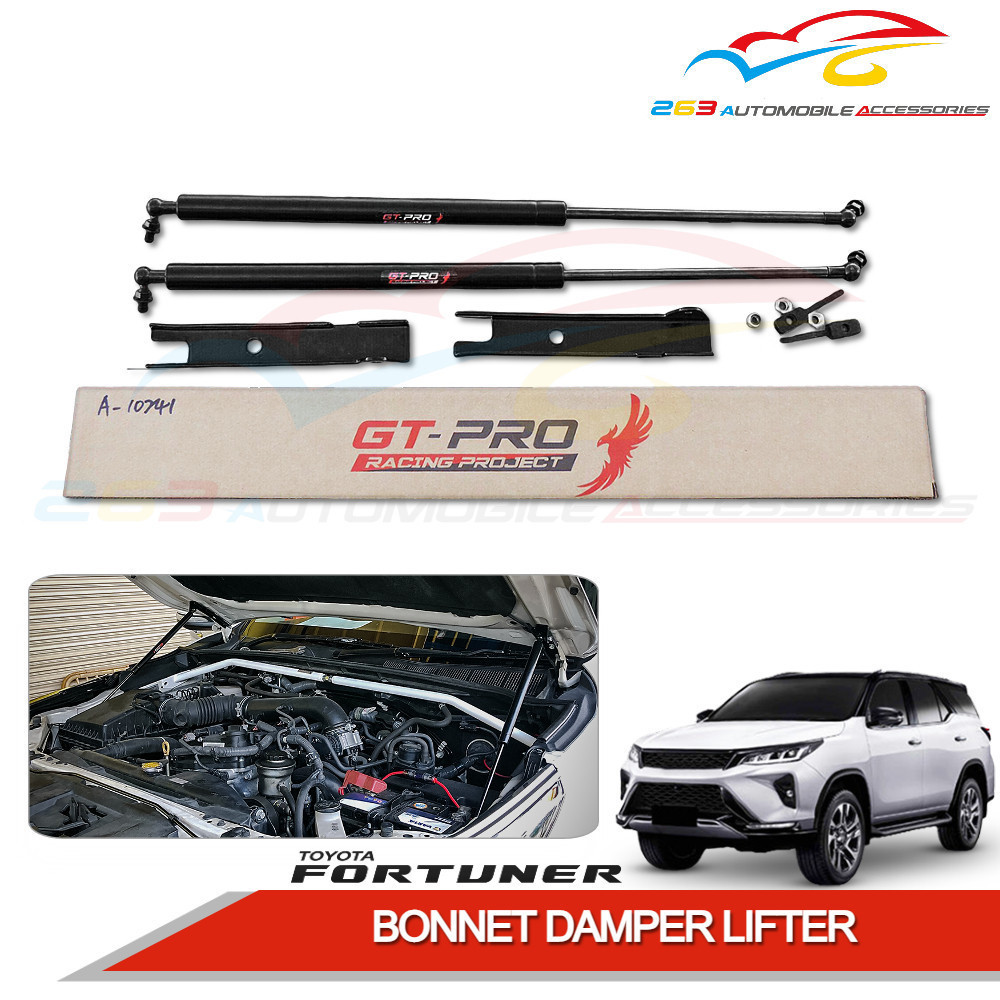 TOYOTA FORTUNER 2016-2023 GT-PRO BONNET DAMPER LIFTER '2 PC/SET ...