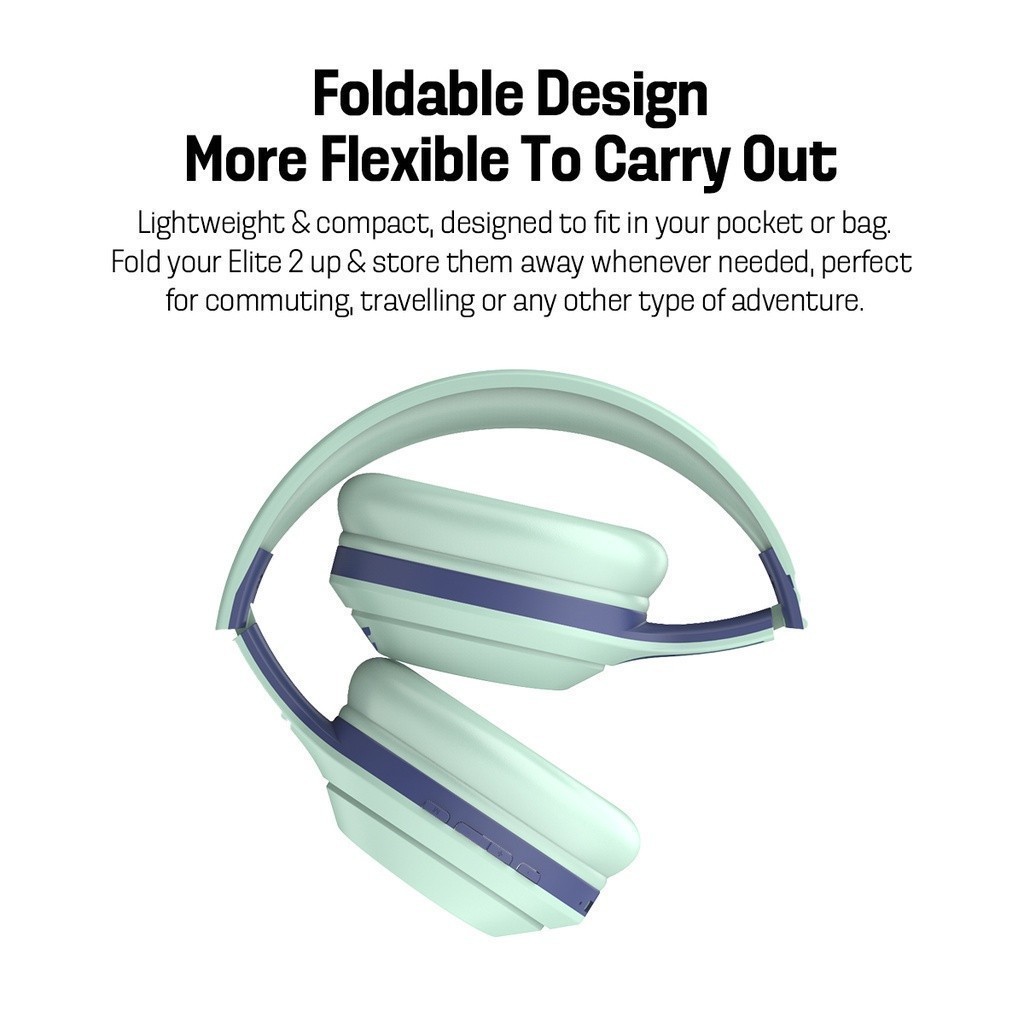 Vinnfier VF Elite 2 Wireless Bluetooth Headphones With Playtime Up to ...