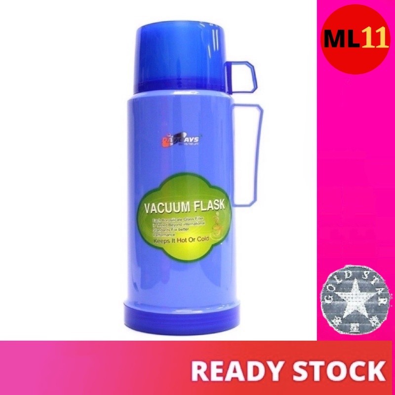 AS Thermal Insulated Glass Vacuum Flask Good Quality (0.45L / 0.60L / 1.0L / 1.2L) | Shopee Malaysia