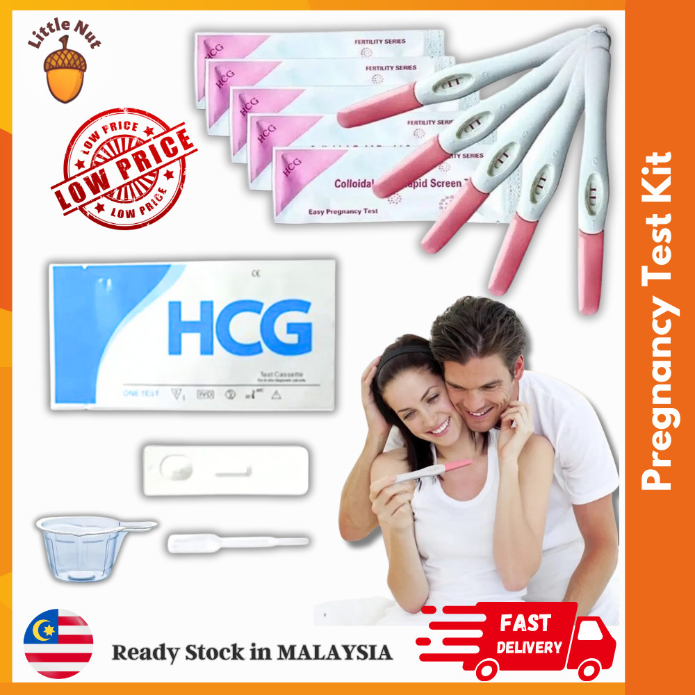 Little Nut Pregnancy Test Pen Uji Hamil HCG Rapid Screen One Step Test ...