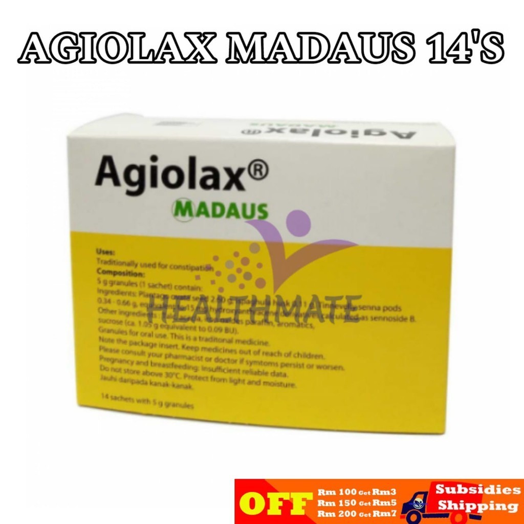 [EXP4/25]Agiolax Granules Sachets (5g x 14's) | Shopee Malaysia