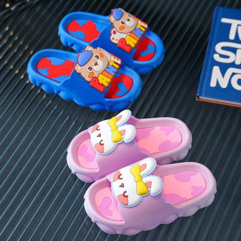 Fitup.id - TSBA042 Boys Girls Sandals Bunny and Bear Slides (Without ...