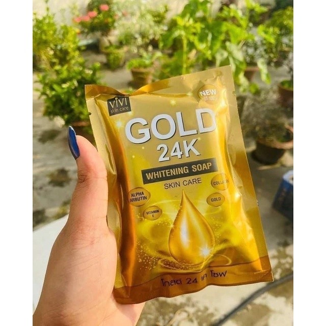 Vivi 24k Gold Soap-100% orginal and Aunthentic | Shopee Malaysia
