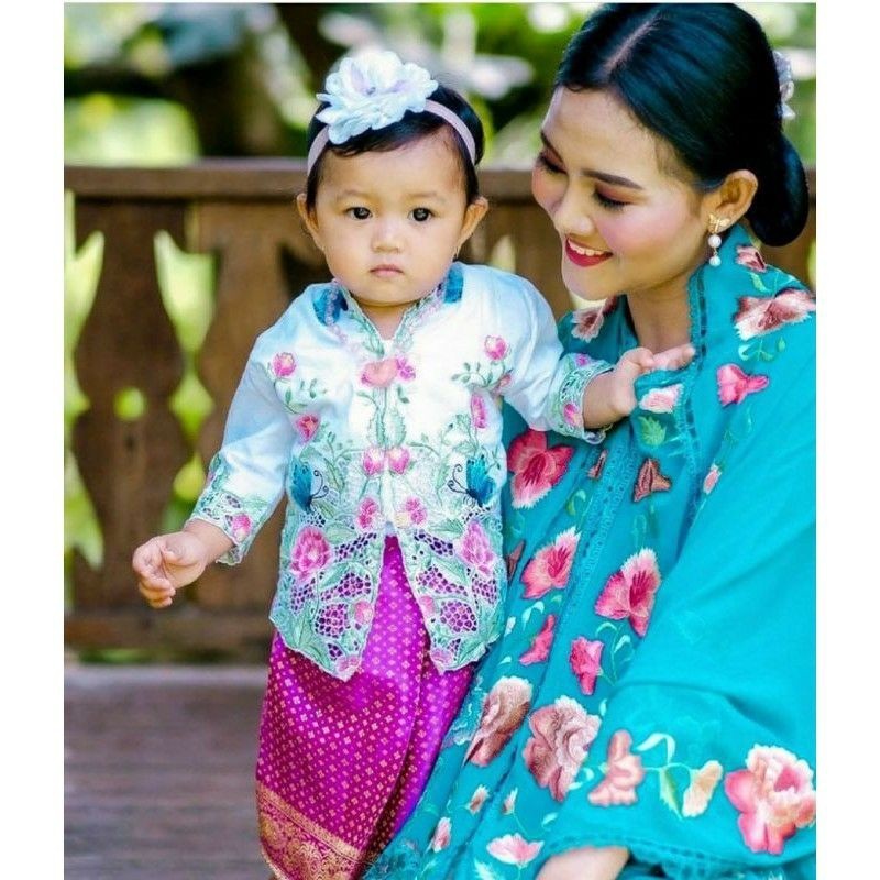 Kebaya Nyonya Baby Kanak kanak (1 - 3) | Shopee Malaysia