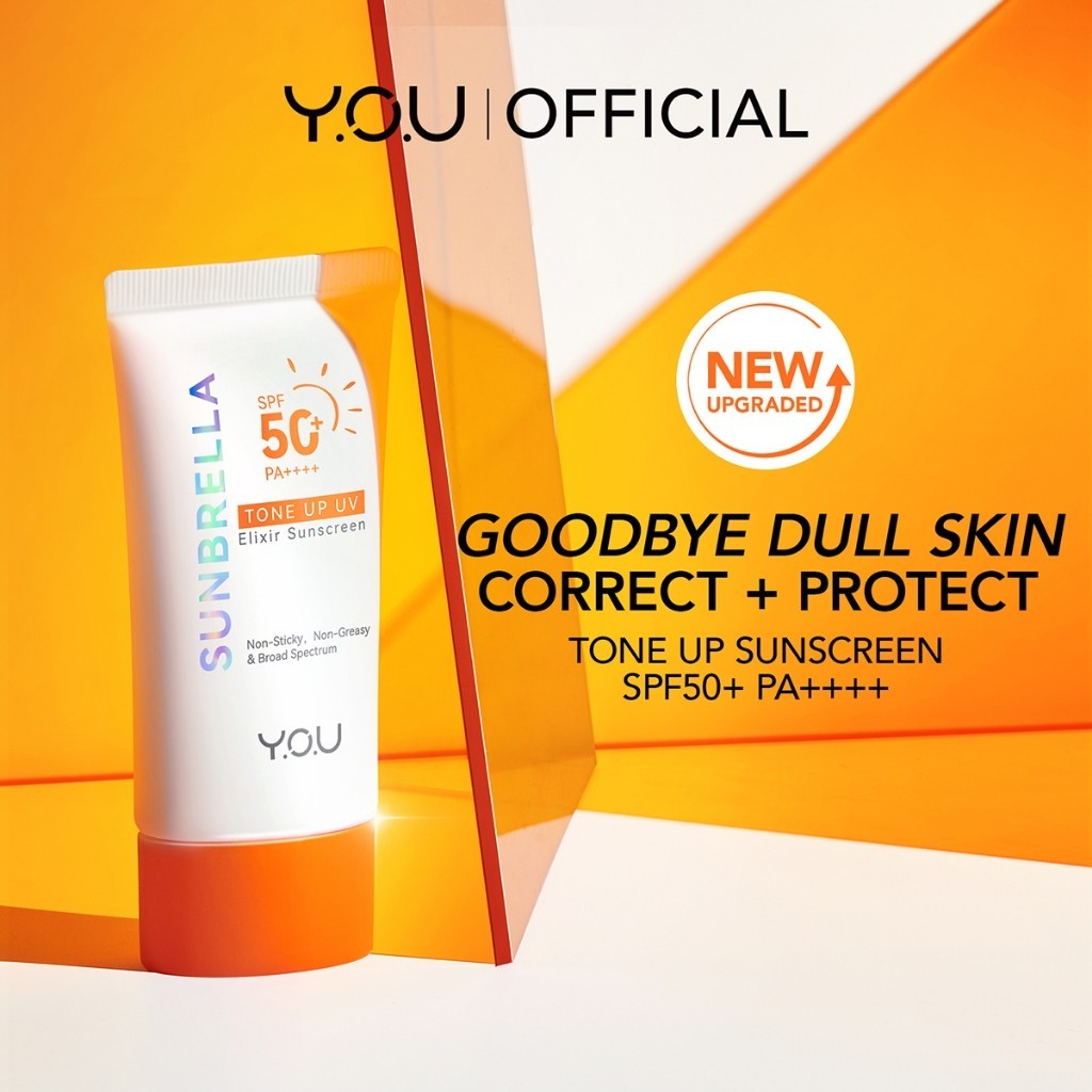 YOU Sunbrella Tone Up UV Elixir Sunscreen SPF 50+ PA++++ (40ml) | Shopee Malaysia
