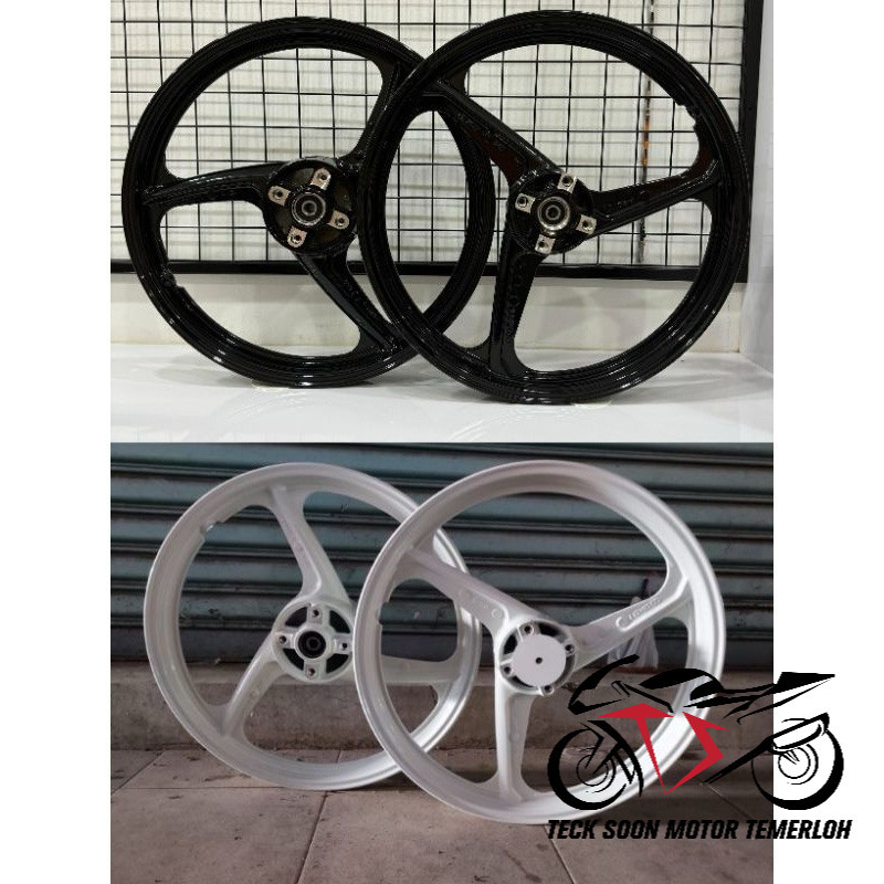 SPORTRIM (ENKEI) 2 DISC HONDA FUTURE 125 DASH 125 DASH110 WAVE 125 FI 3 ...