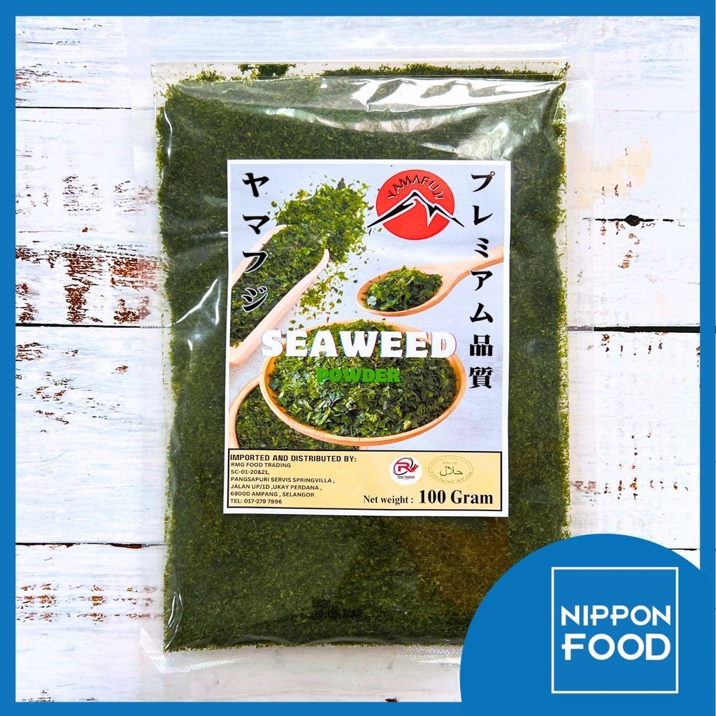 Halal Roasted Seaweed Powder 100gm | Shopee Malaysia