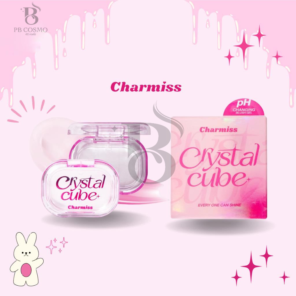 Charmiss Crystal Cube pH Changing Blush Gel Glasting Cheeks 3.6g | Shopee Malaysia