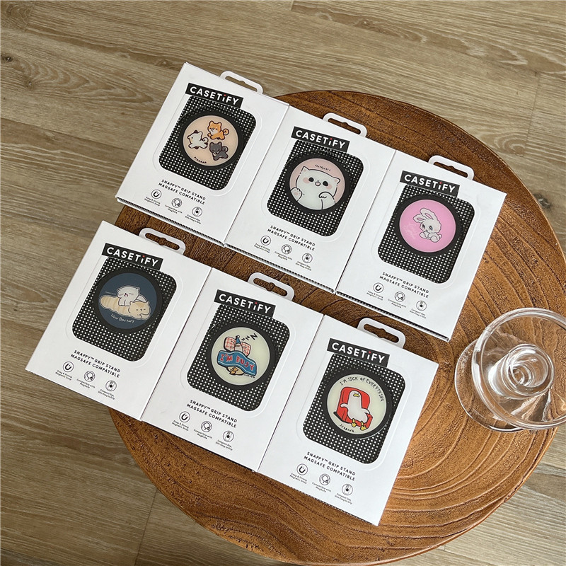 CASETIFY【Decadent Duck】Naughty Rabbit Snappy Magnetic Grip Stand apply ...